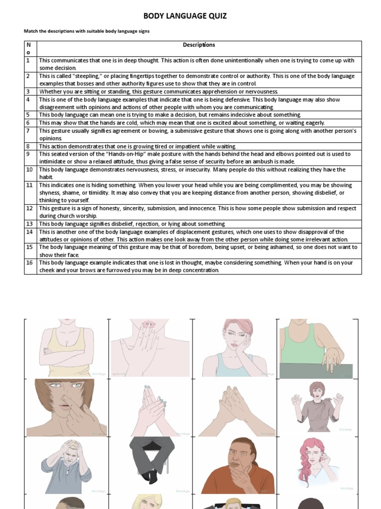 Body Language | PDF | Body Language | Semiotics