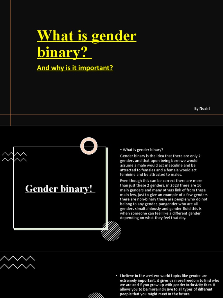 Binary Gender Presentation | PDF | Gender | Gender Studies