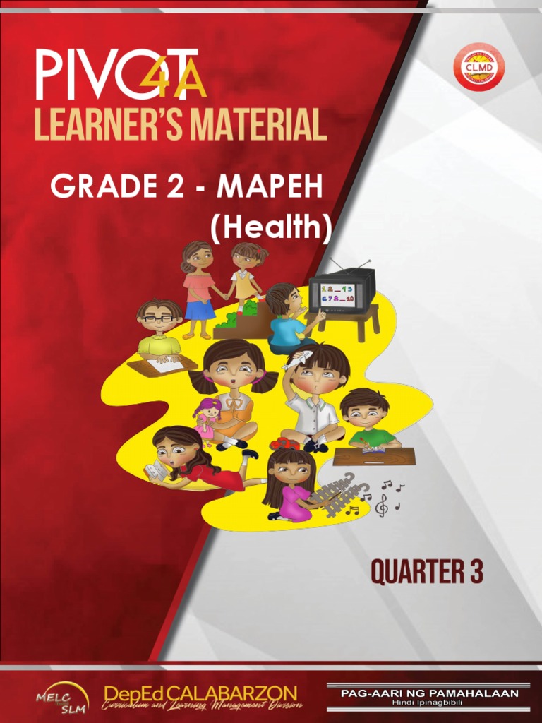 Grade 2 - Mapeh (Health) : Subject | PDF