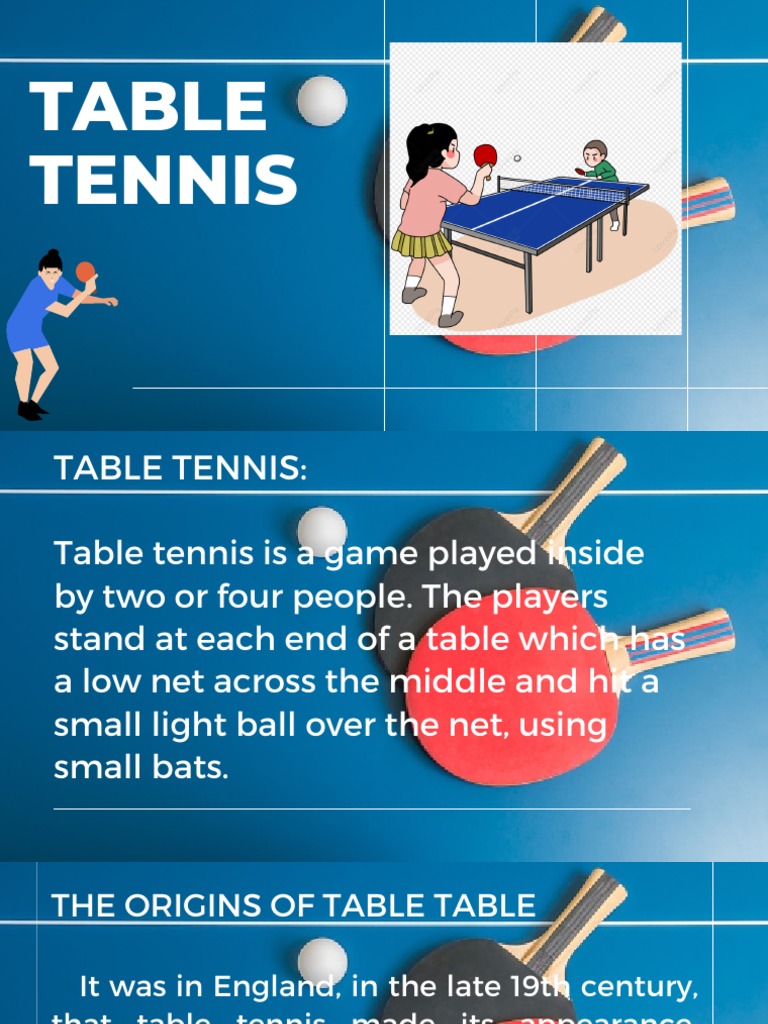 Table Tennis 1 | PDF | Table Tennis | Ball Games