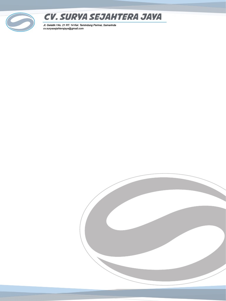 Kop Surat CV Surya | PDF