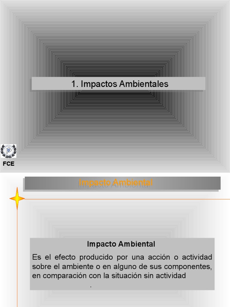 Impactos Ambientales | PDF | Evaluación de impacto ambiental | Ciencias ...