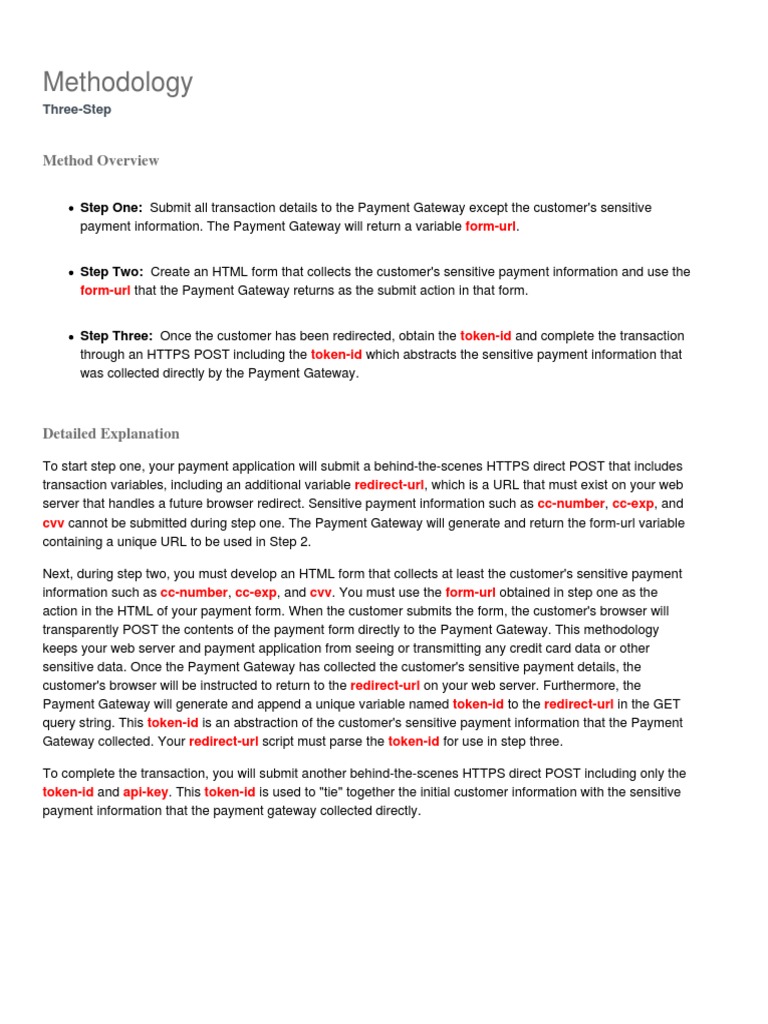 Methodology: Method Overview | PDF | Credit Card | World Wide Web