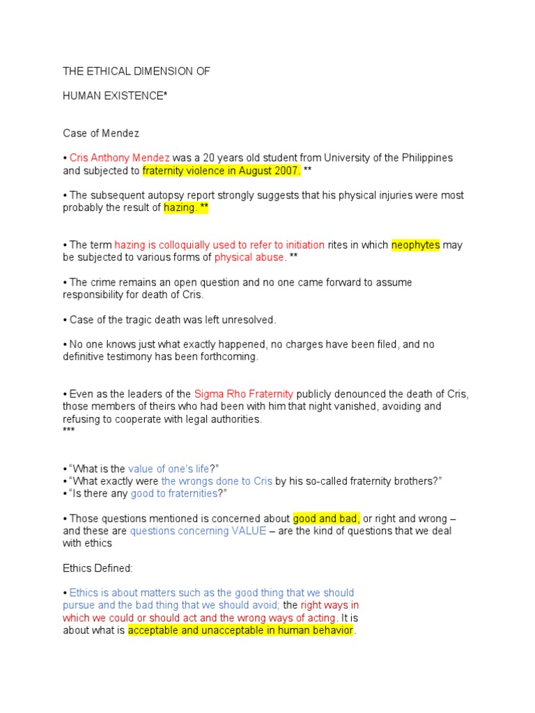 ETHICS-REVIEWER_LESSON 1-5 | PDF | Psychological Egoism | Morality