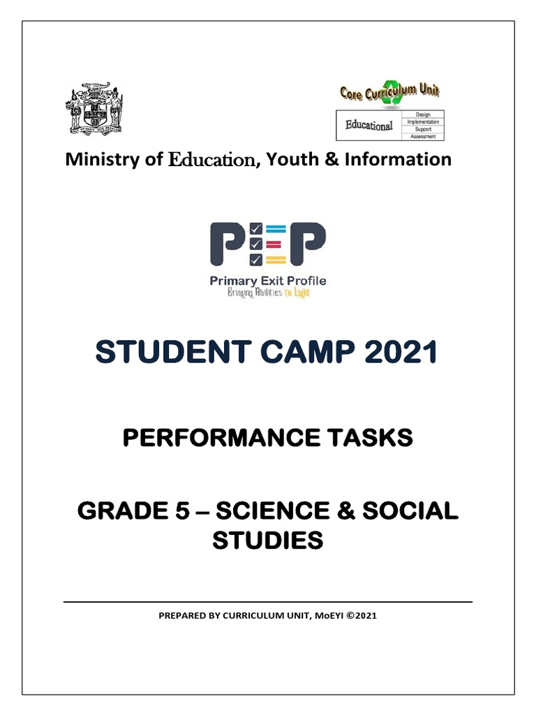 Grade 5 Performance Tasks - Science and Social Studies | PDF ...