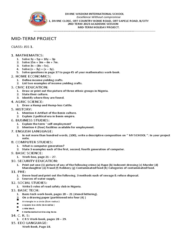 Mid-Term Project: A Triangle in A Circle (5cm Radius) | PDF | Science