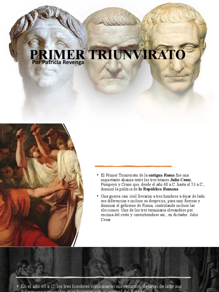 Primer Triunvirato: Por Patricia Revenga | PDF | Pompeyo | Julio César