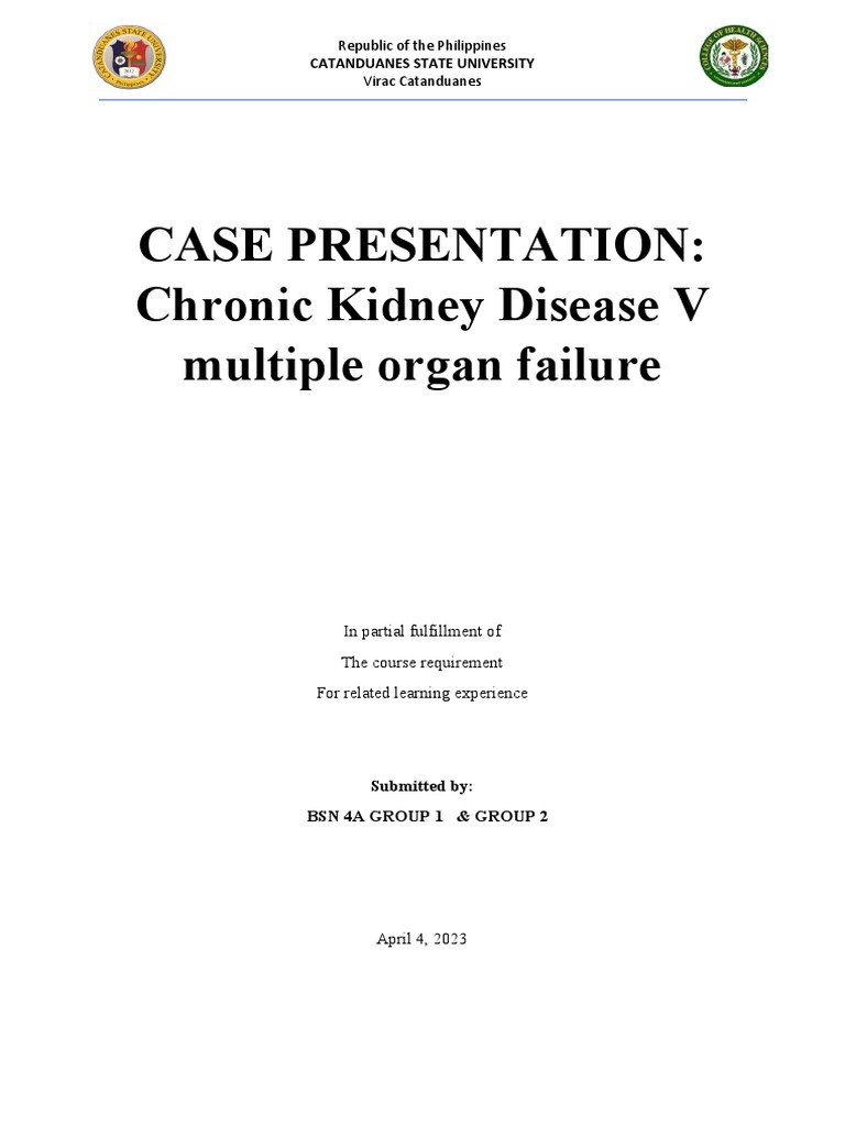Case Study CKD Pinakafinal Na Talaga | PDF