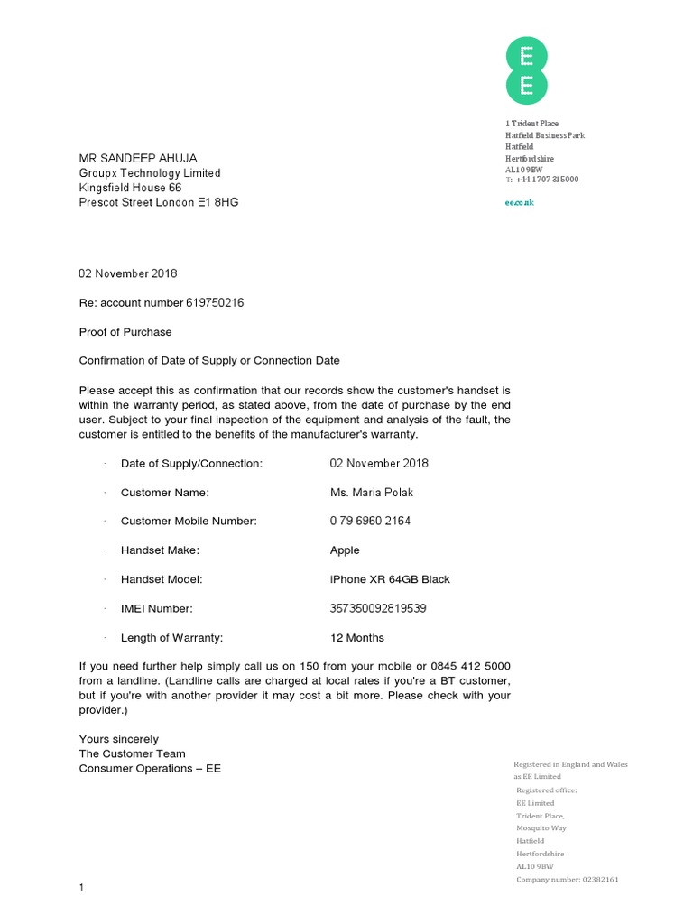 Hatfield Business Park Hatfield Hertfordshire AL10 9BW T: +44 1707 ...