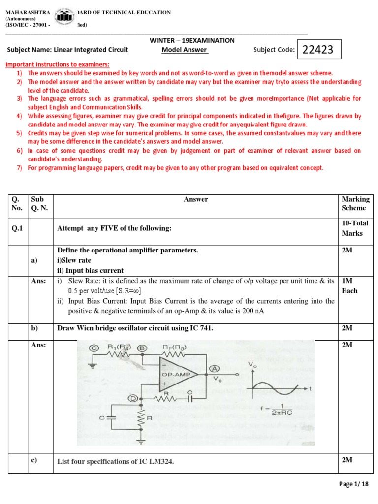 22423-2019-Winter-Model-Answer-Paper (Msbte Study Resources) | PDF ...