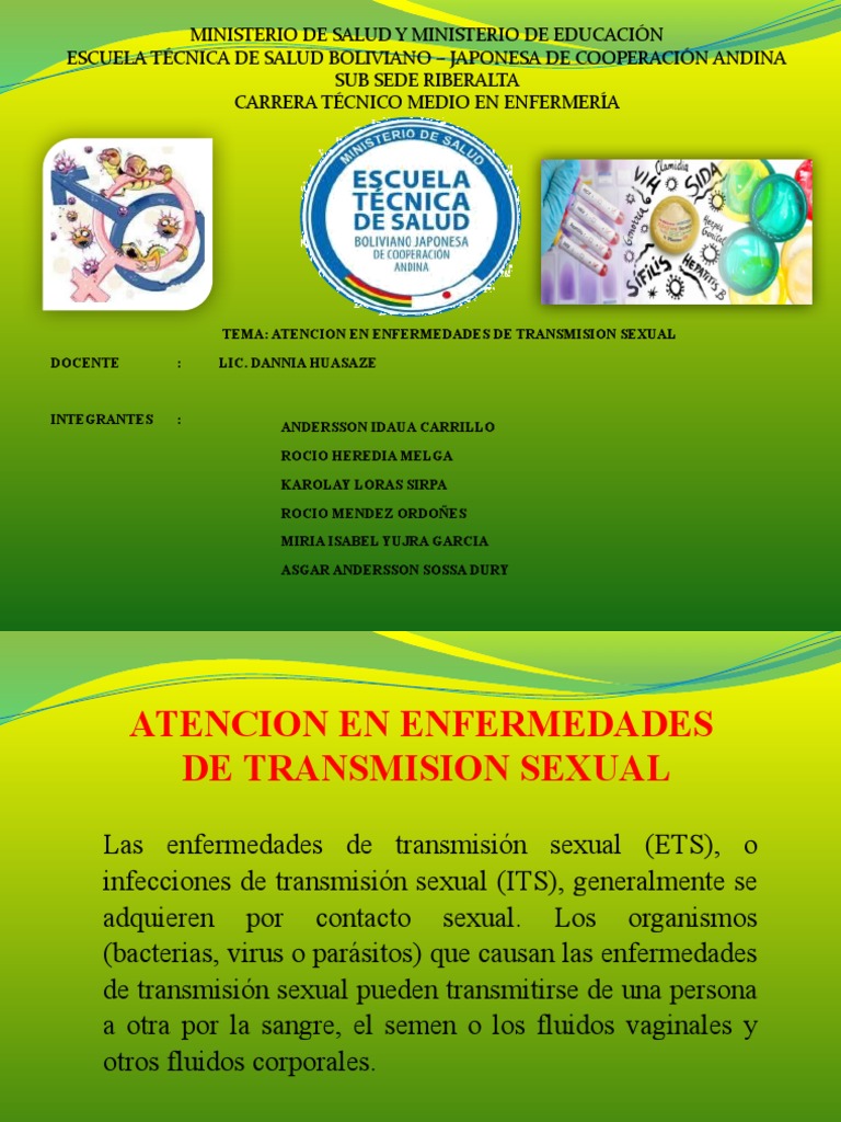Enfermedades de Transmisión Sexual | PDF | Infección transmitida sexualmente | VIH / SIDA
