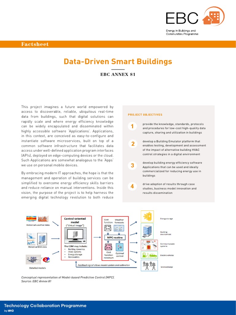 EBC Annex 81 Factsheet | PDF | International Energy Agency | Application Software