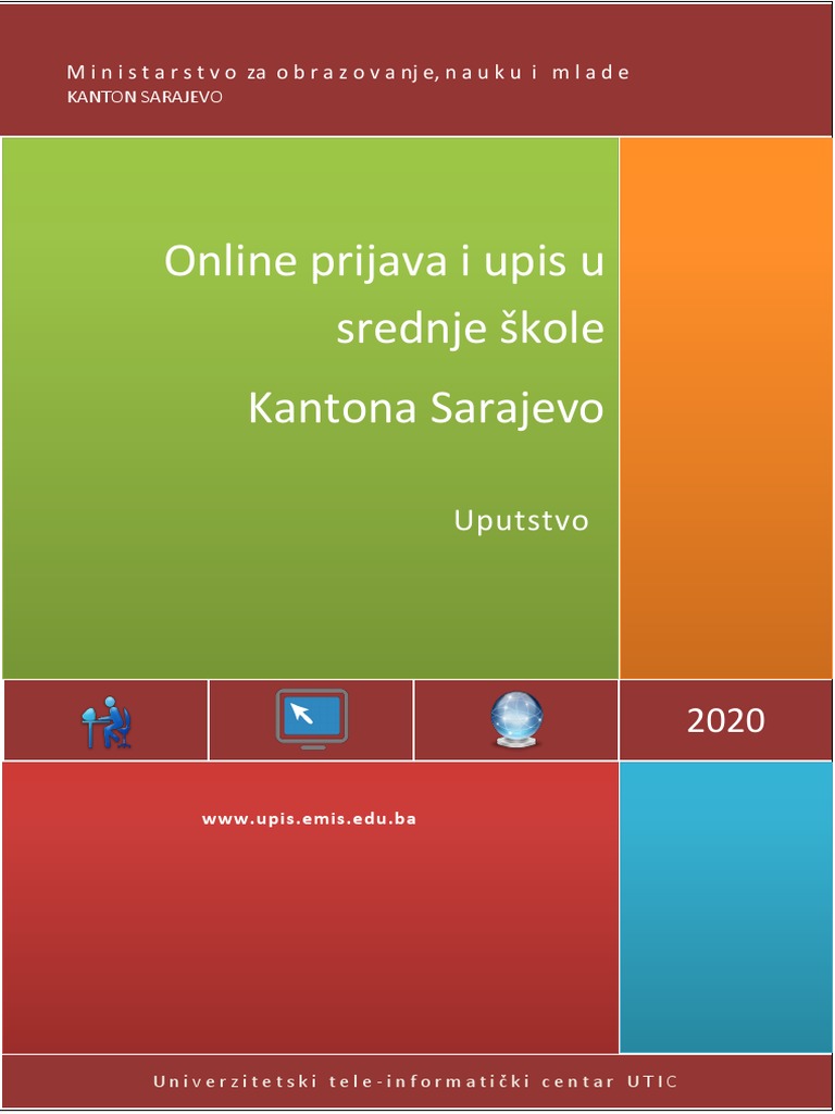 Uputstvo Za Upis U Srednju Skolu Kanton Sarajevo | PDF