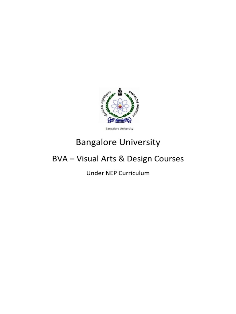 NEP Syllabus BVA Design 16102021 | PDF | Drawing | Curriculum