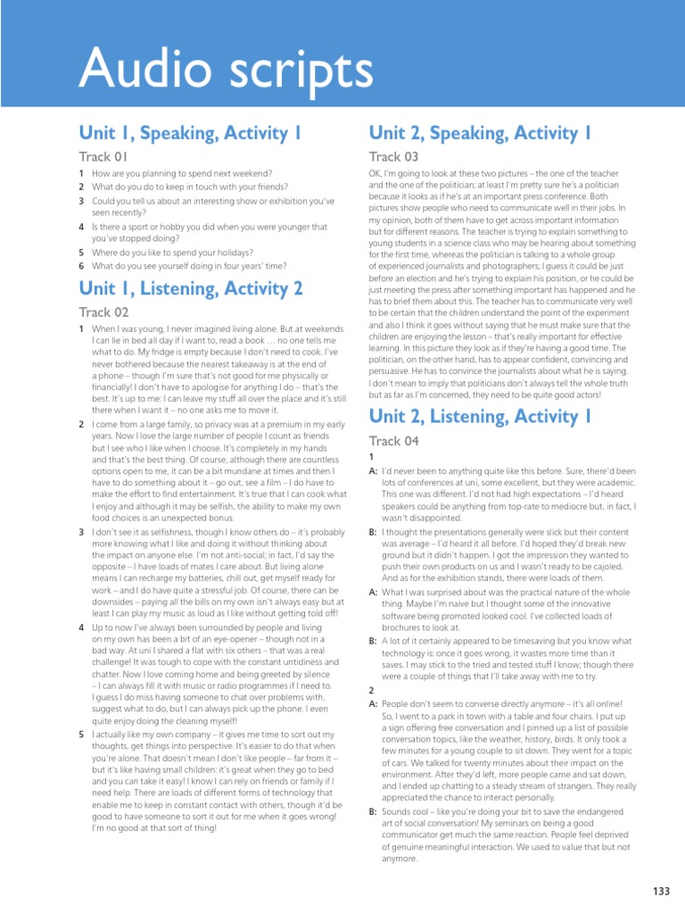 Exam Maximiser Audio Script | PDF