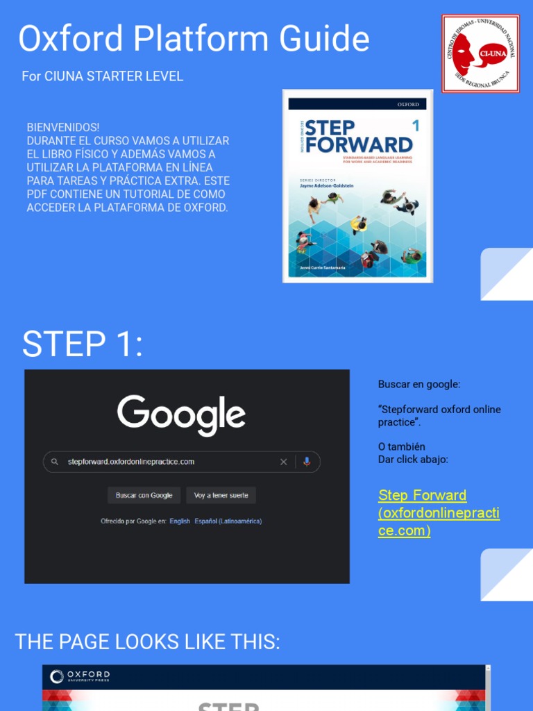 Oxford Platform Guide: For Ciuna Starter Level | PDF