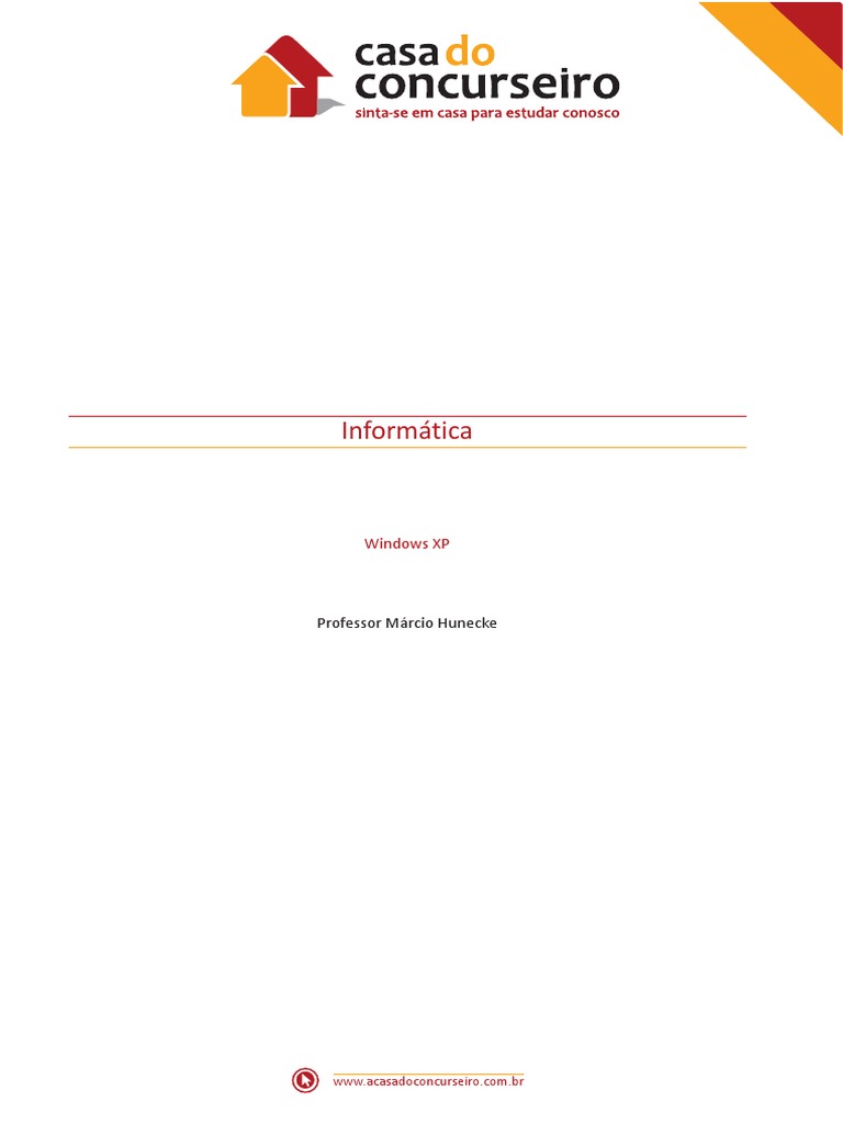 Introdução Ao Windows Xp Pdf Microsoft Windows Janela Informática