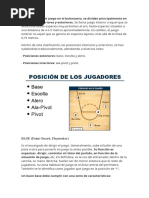 Posiciones en el básquetbol: guía completa | PDF | Posiciones (deportes ...