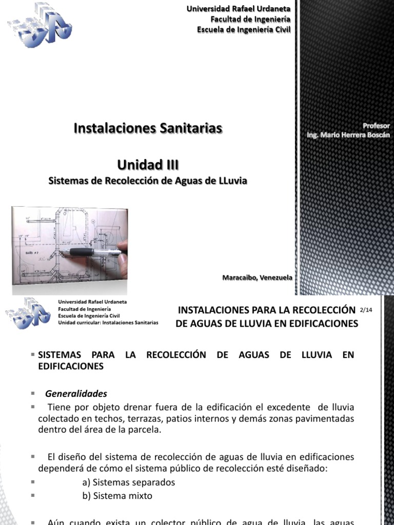 Instalaciones Sanitarias Unidad III Clase 9 URU | PDF