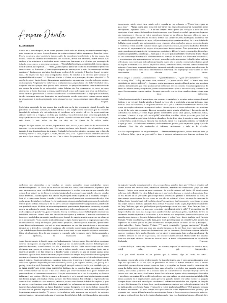 Amparo Dávila | PDF