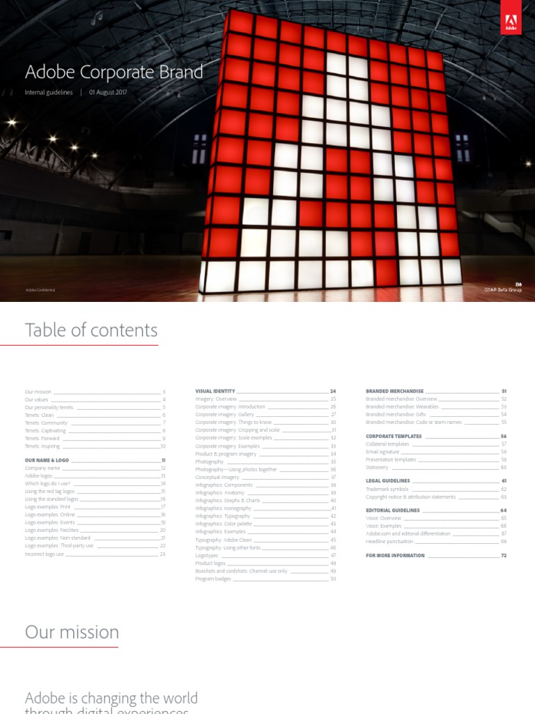 Adobe Corporate Brand: Internal Guidelines - 01 August 2017 | Download ...
