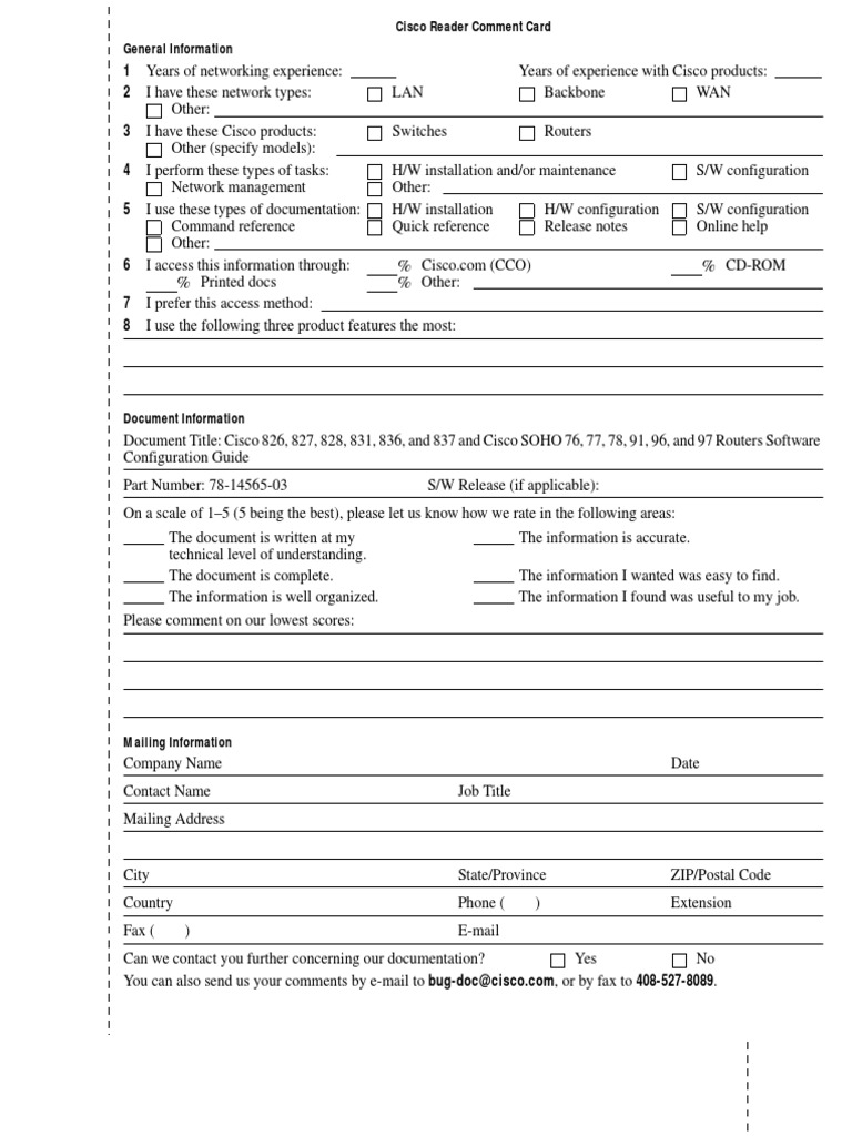 Routers Software Configuration Guide (Cisco 826, 827, 828, 831, 836, and 837 and Cisco SOHO 76 ...