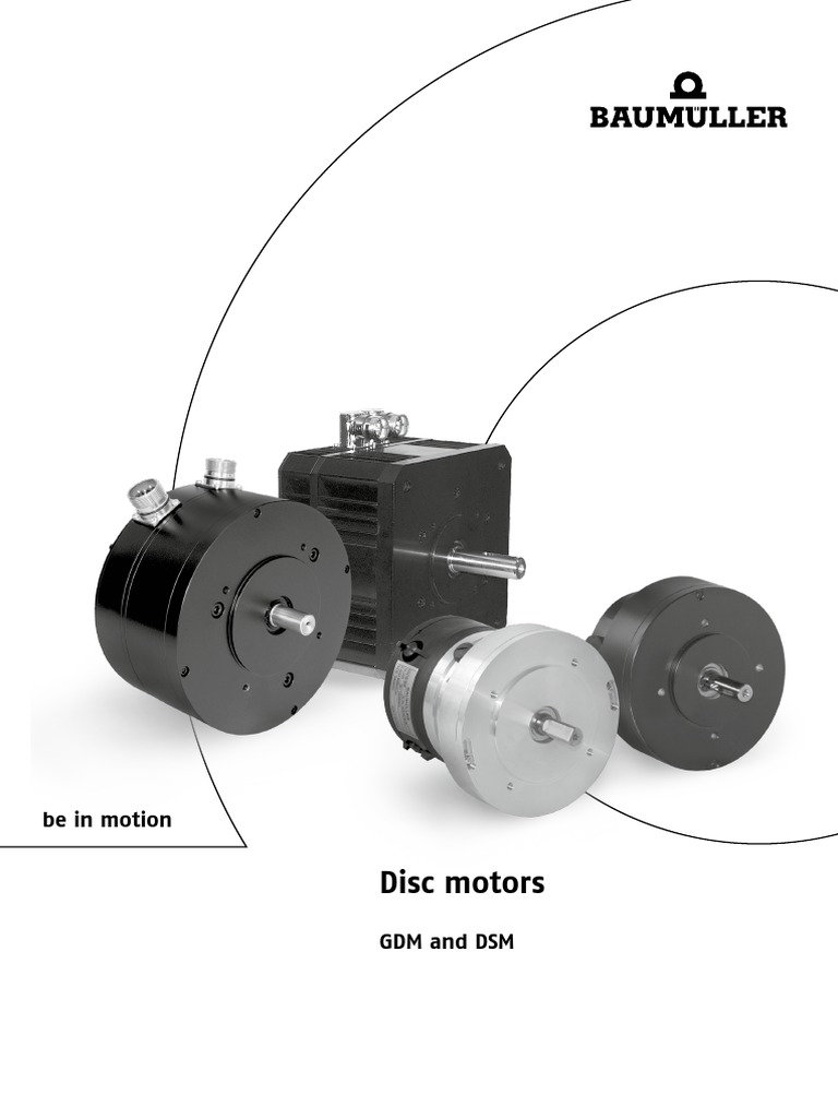 Baumueller Disc Motors 202212 - en | PDF | Electric Motor | Bearing ...