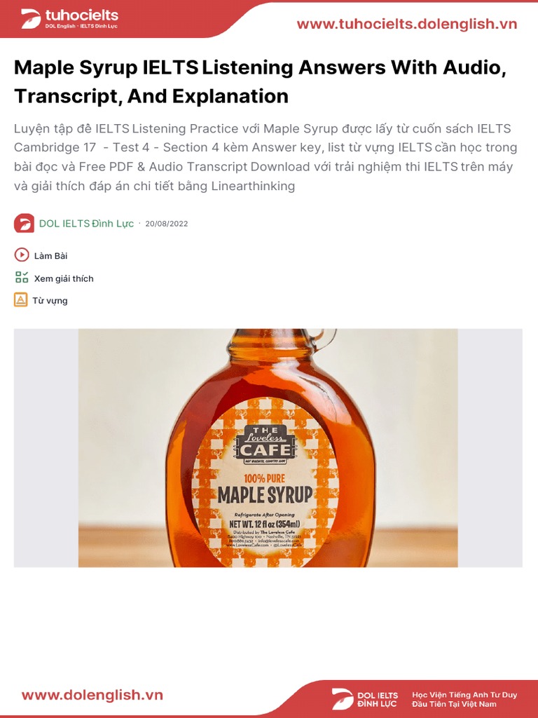 Maple Syrup | PDF | Maple Syrup | Trees