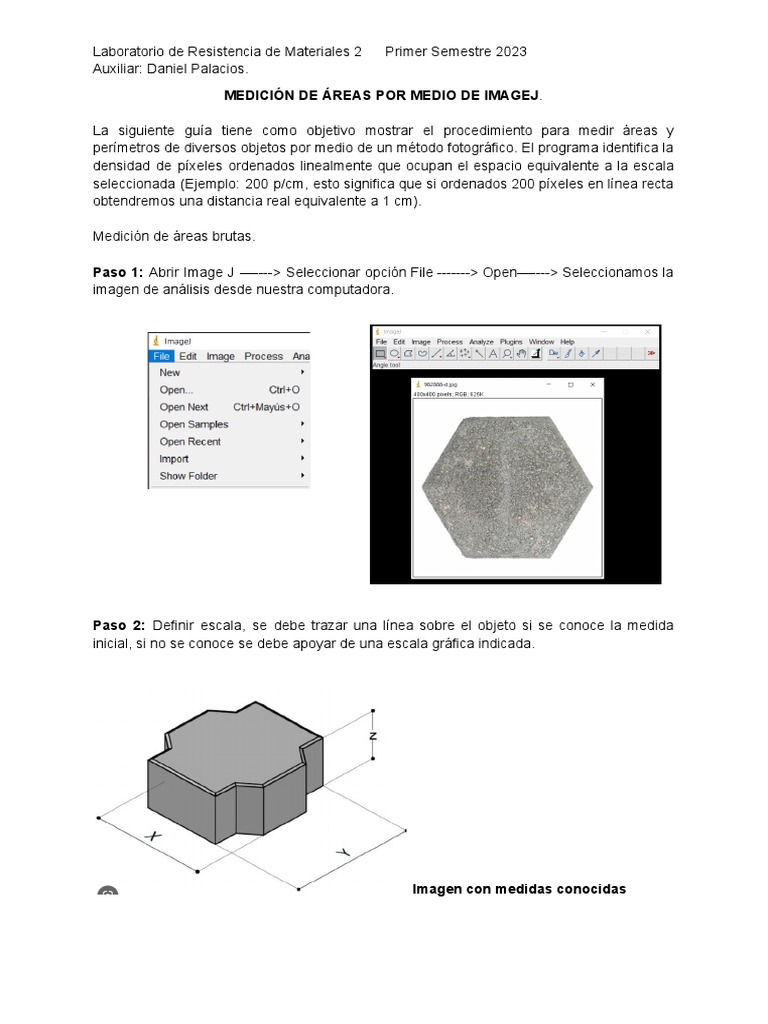 Medir áreas con ImageJ | PDF | Informática