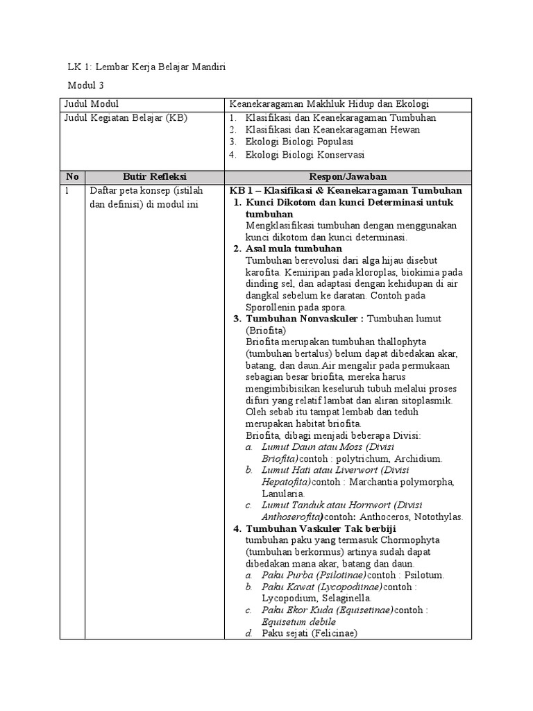 LK 1 - Modul 3 | PDF