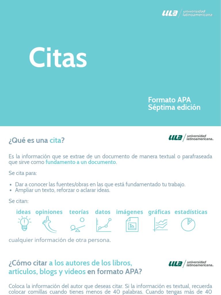 Citar y Referenciar en Formato APA | PDF | Estilo apa