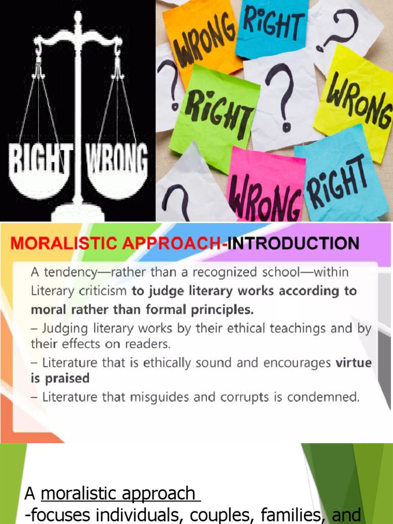 Moralist Approach PDF