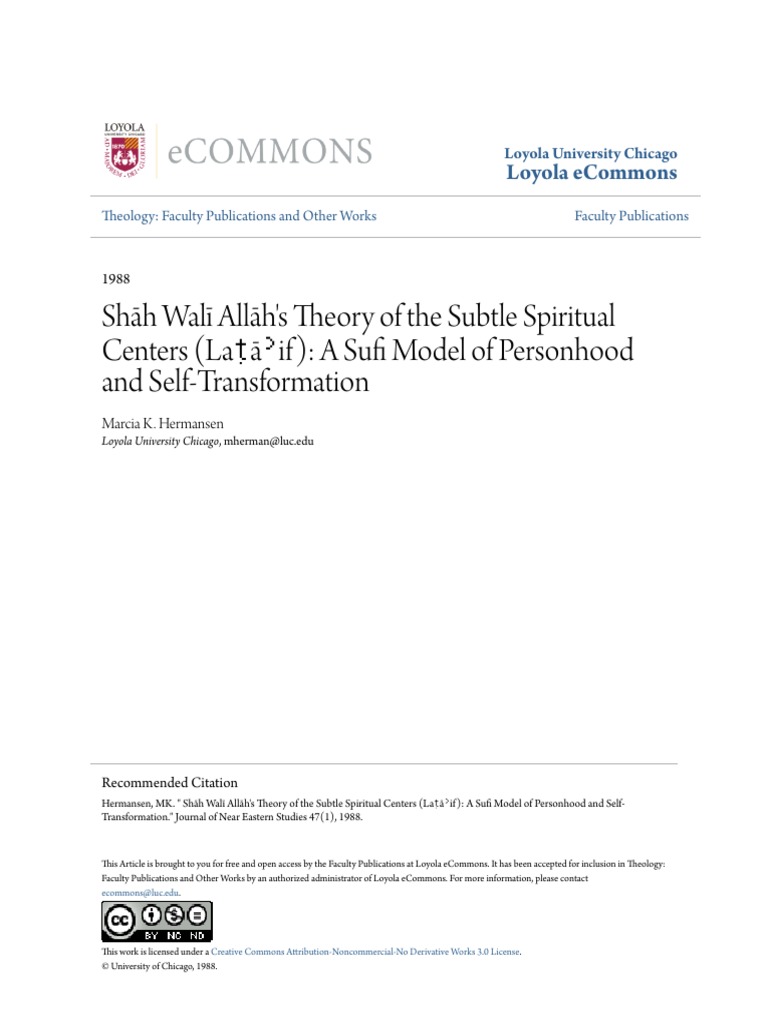Lataif Shah Wallah | PDF | Sufism | God In Islam