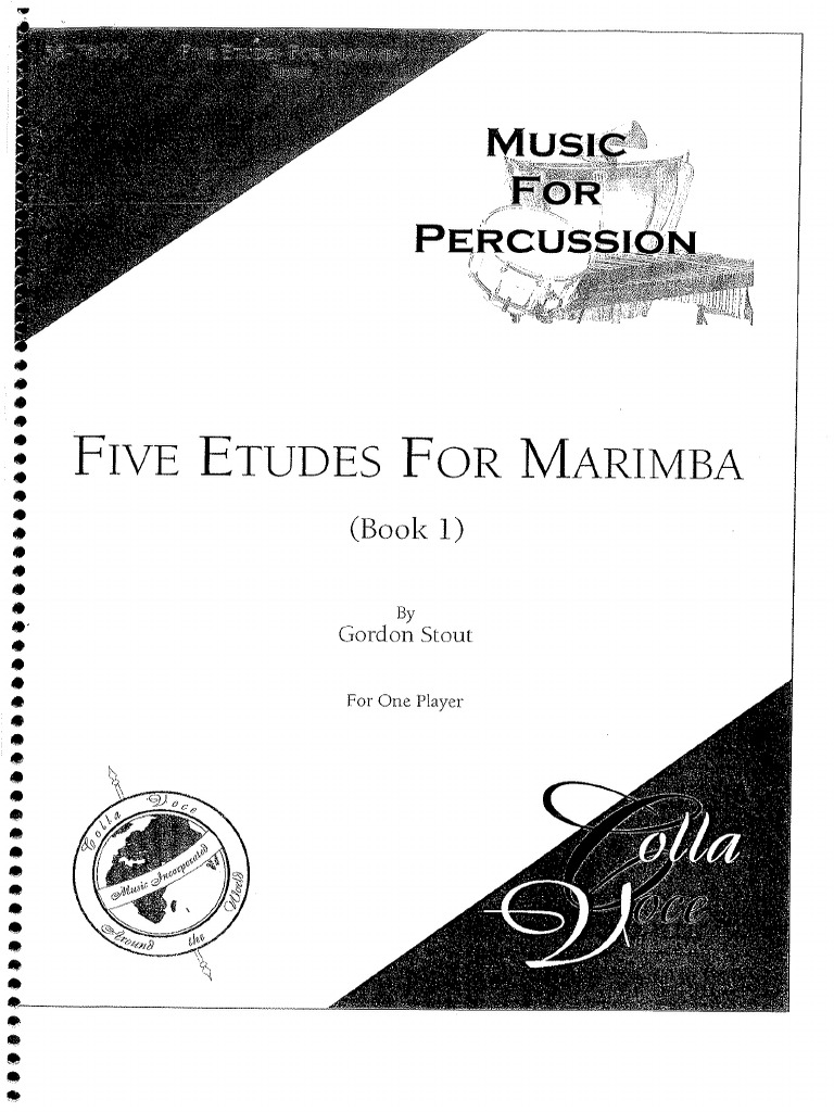 MAR (Solobook) - Five Etudes For Marimba Book 1 - Gordon Stout | PDF