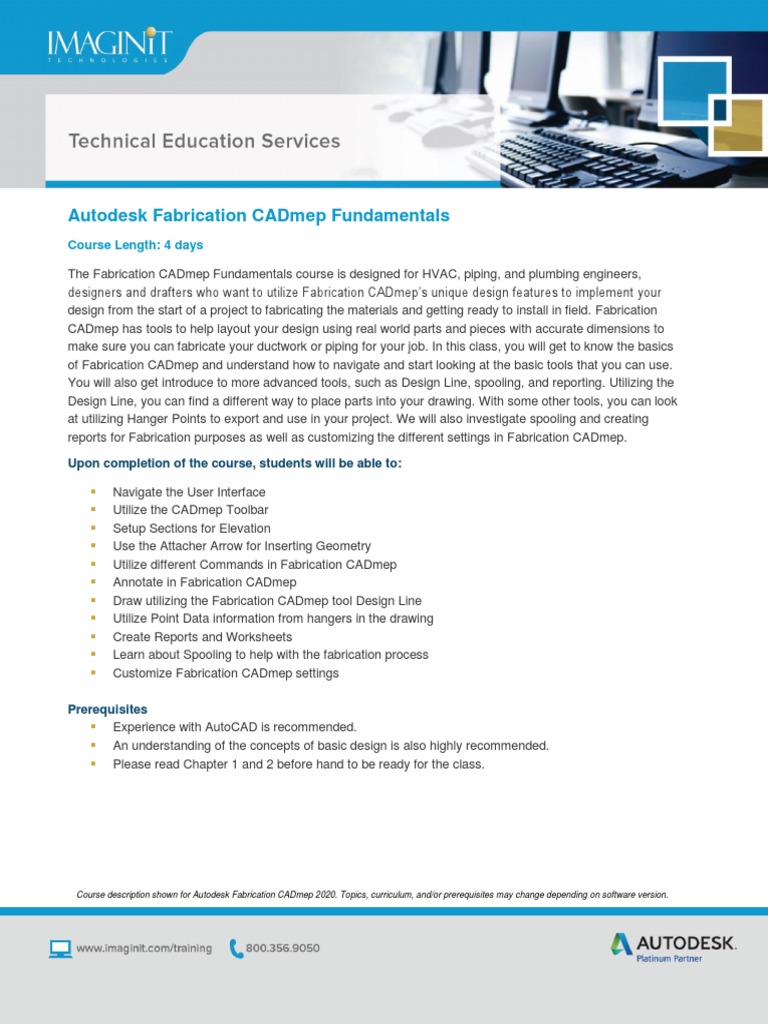 Fabrication Cadmep Fund 20 Pdf Autodesk Revit Menu Computing 