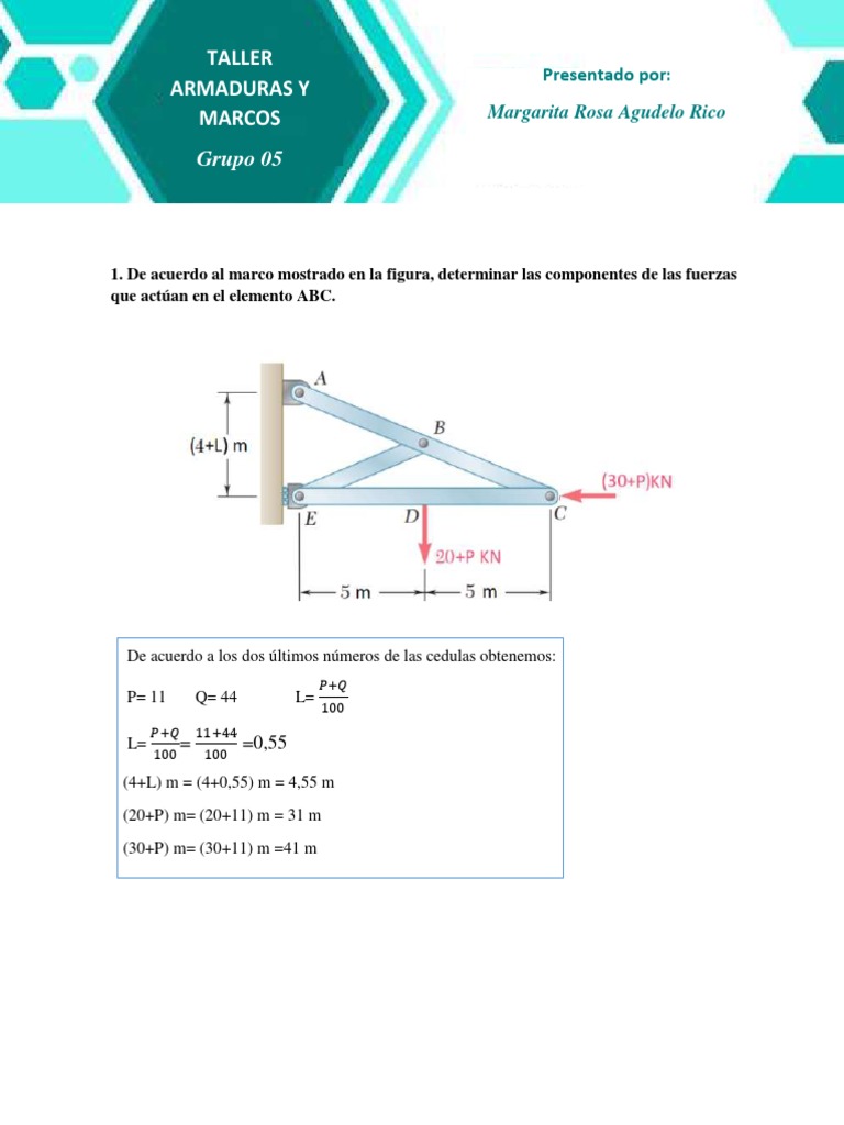 ESTATICA (Armaduras y Marcos) | PDF