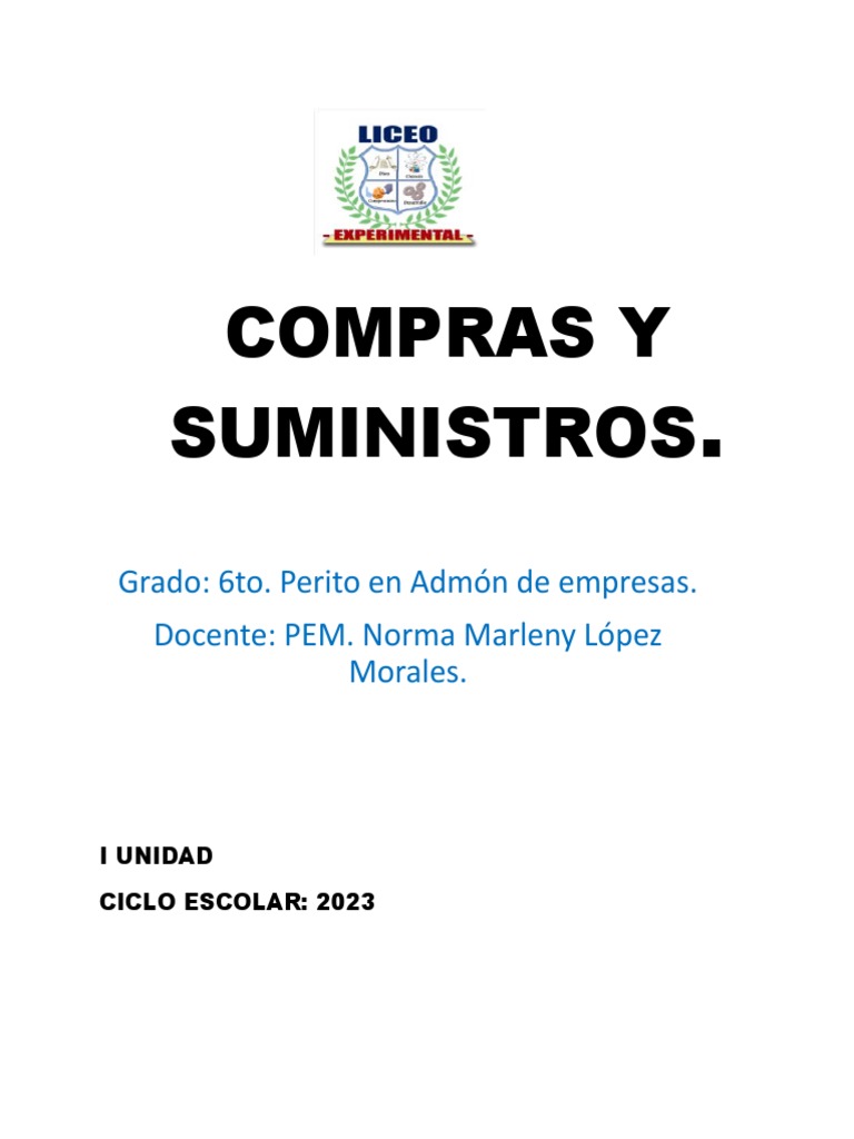 Sistema de Compras y Suministros | PDF | Subasta | Business
