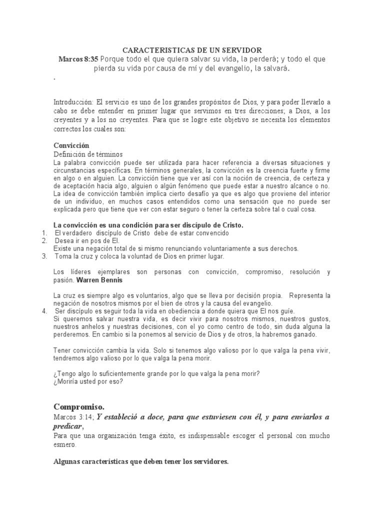 Caracteristicas de Un Servidor | PDF | Dios | Certeza