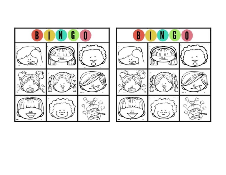 Bingo de Las Emociones | PDF