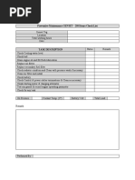 Loading-Unloading Operations Checklist | PDF