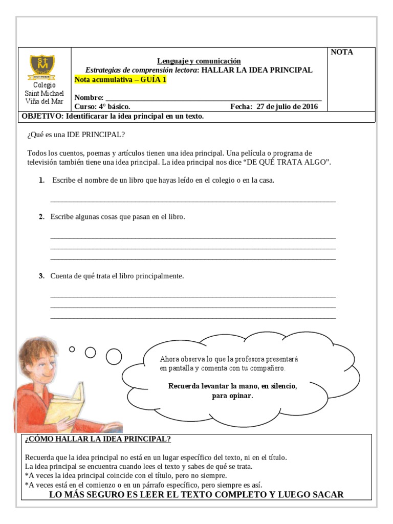 Estrategias para hallar la idea principal | PDF | Aves | Pluma