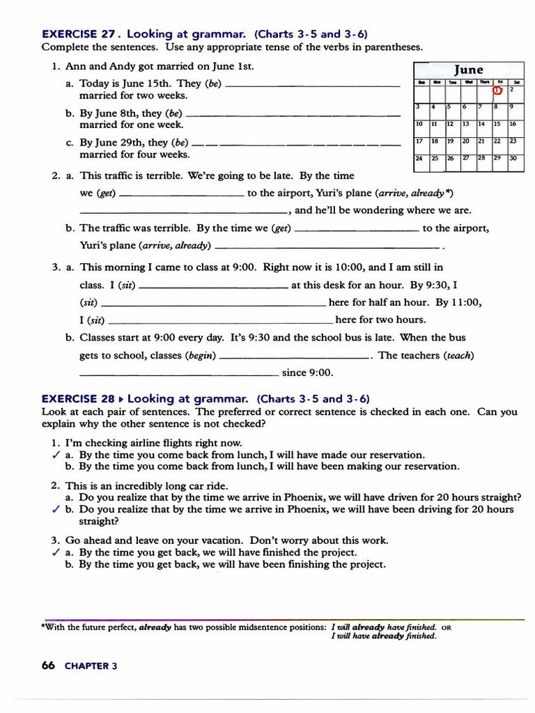 Looking at Grammar Tenses and Sentence Structure | PDF | Grammar ...