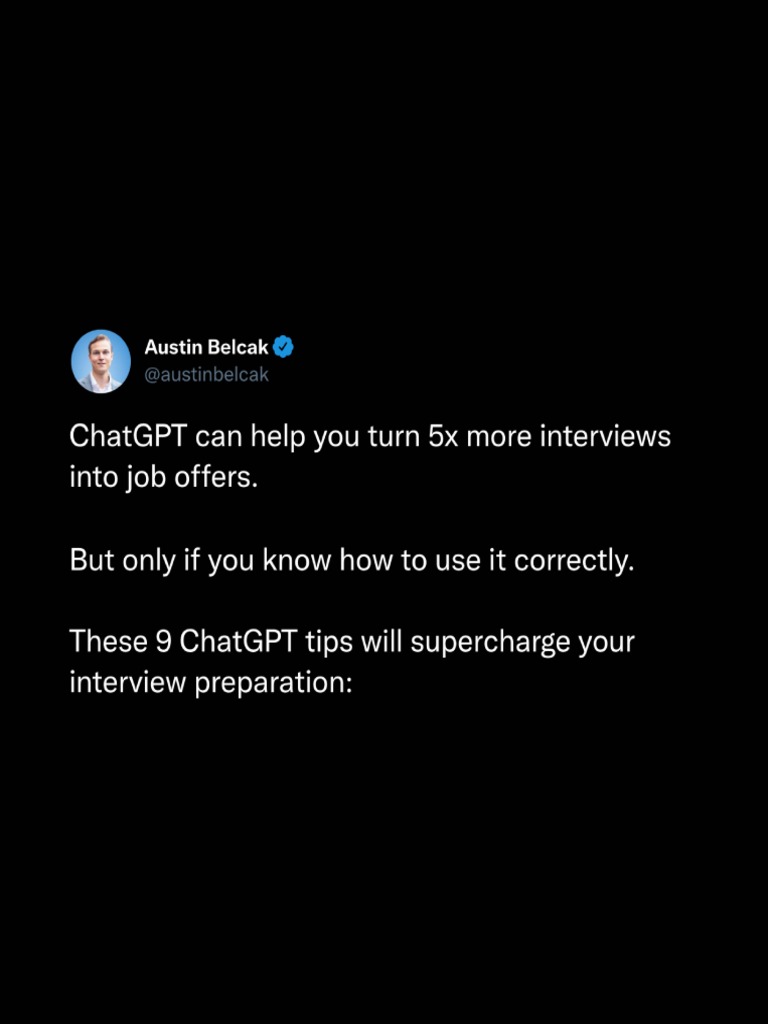 9 Ways ChatGPT Can Supercharge Your Interview Prep | PDF