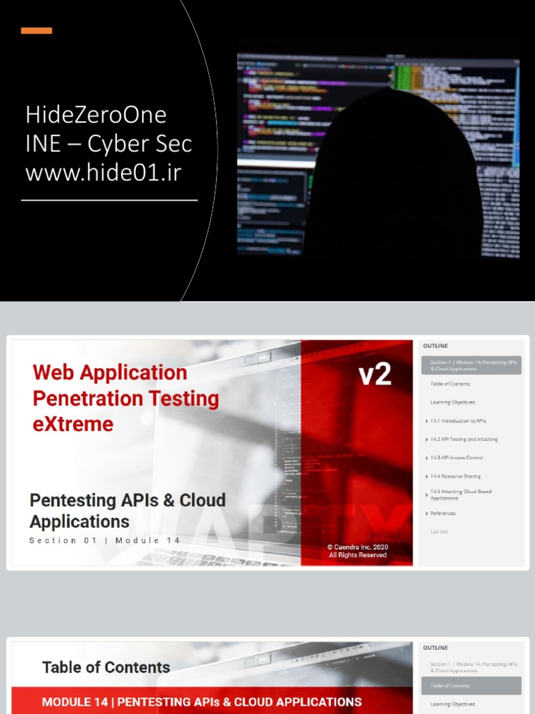 Pentesting APIs & Cloud Applications | PDF Pentesting APIs & Cloud Applications | PDF