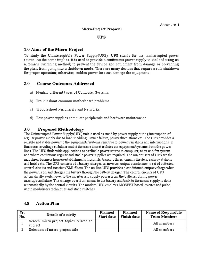 CPH Proposal | PDF | Power Supply | Electric Power