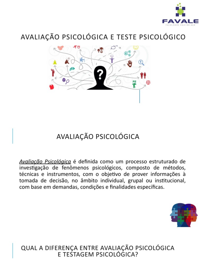 Avaliação Psi e Testes | PDF