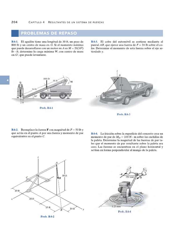 ACT 04 Ejercicios - Fuerza Par | PDF