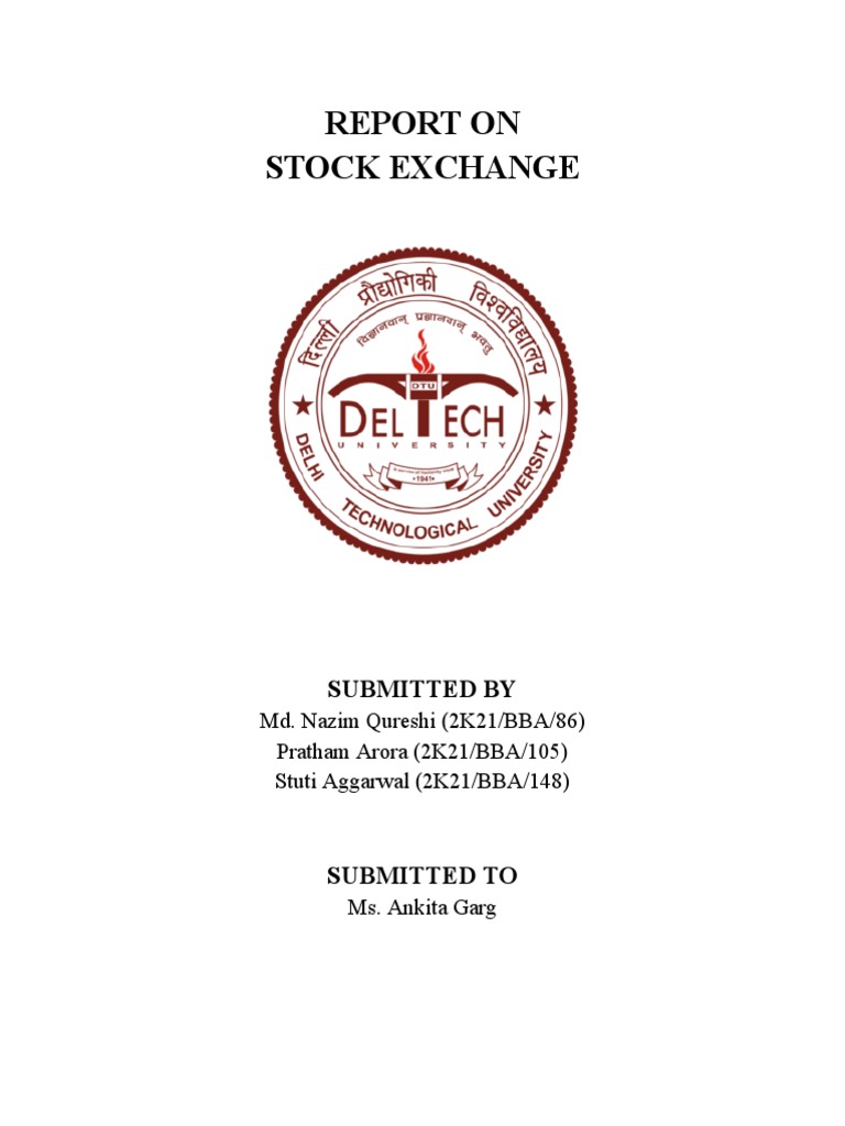 FMI Project Report | PDF | Stock Exchange | Nasdaq