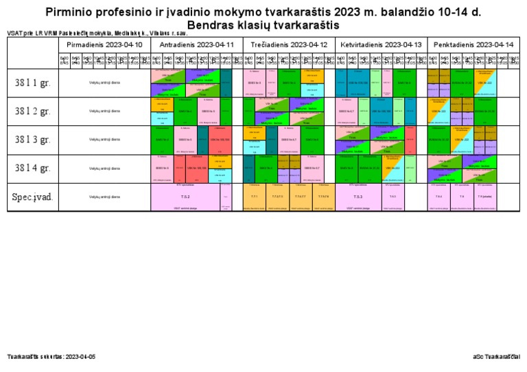 2023-15 Sav - Balandzio 10-14 D - Klasiu | PDF