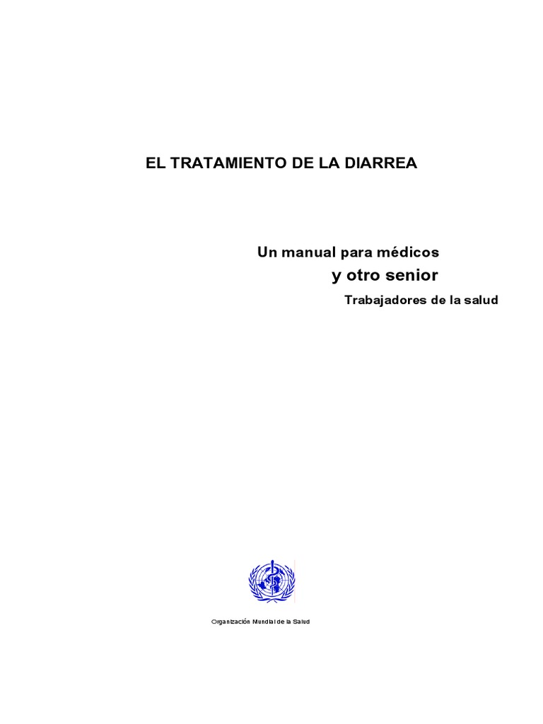 Oms Guia Dai - En.es | PDF | Diarrea | Deshidración